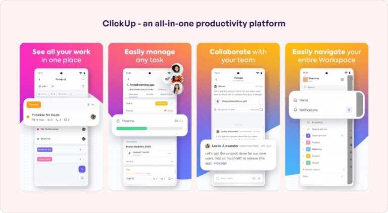 How to build a project management app like ClickUp?