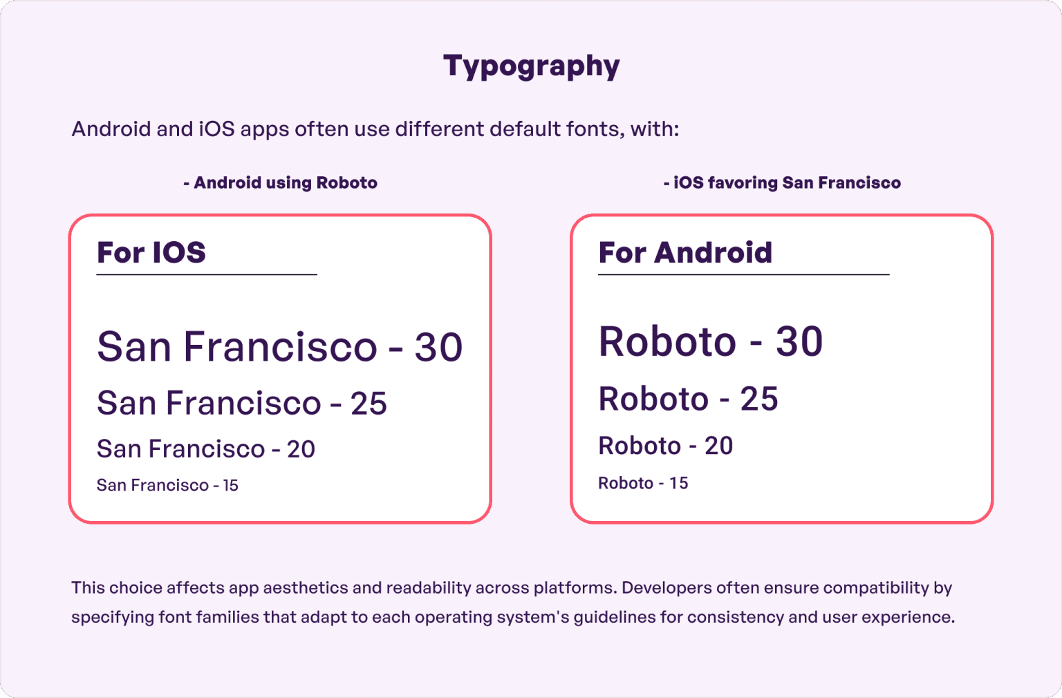 What is the difference between Android and iOS UI design?